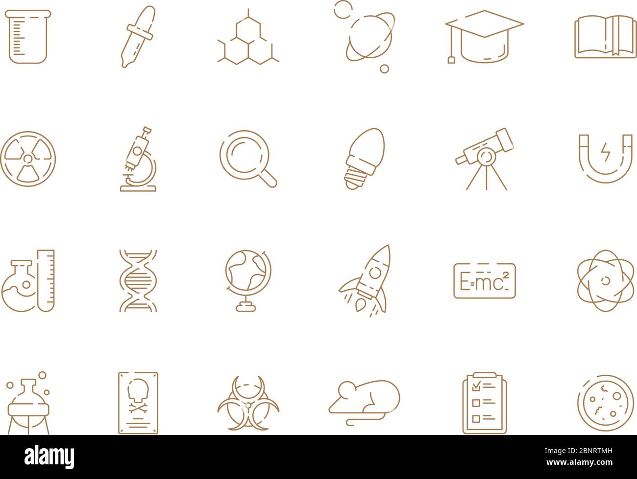 Physical science isolated cartoon Cut Out Stock Images & Pictures - Alamy