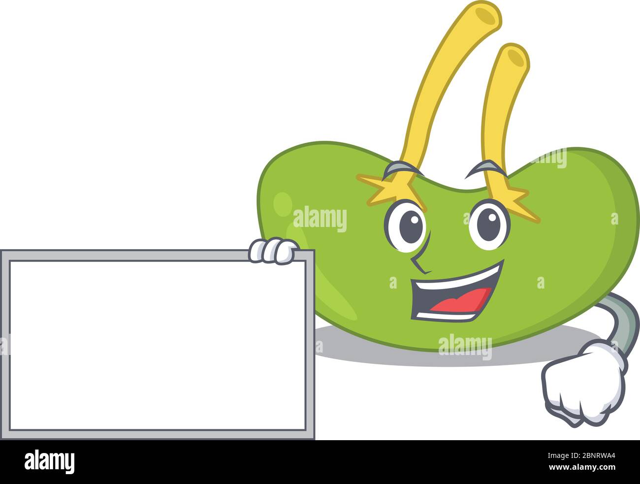 Cartoon character design of spleen holding a board Stock Vector Image ...