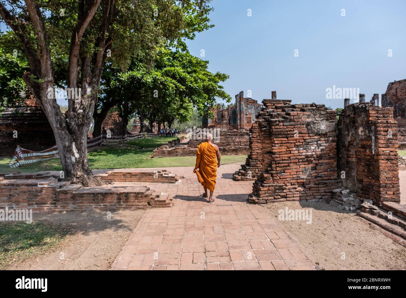 Back side view of temple hi-res stock photography and images - Alamy