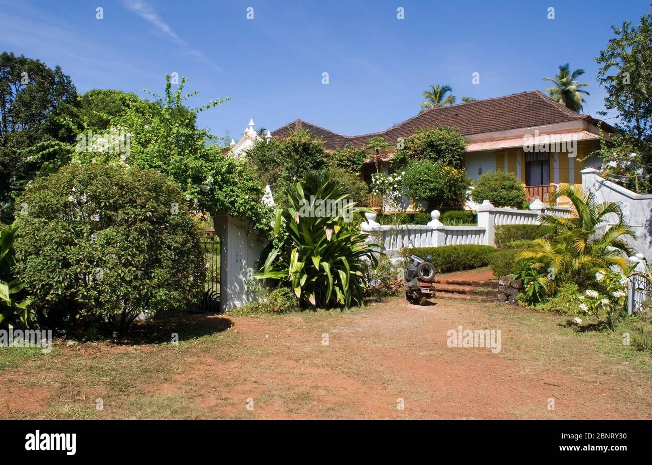 Palacio do Deao near Quepem. Goa. India Stock Photo - Alamy