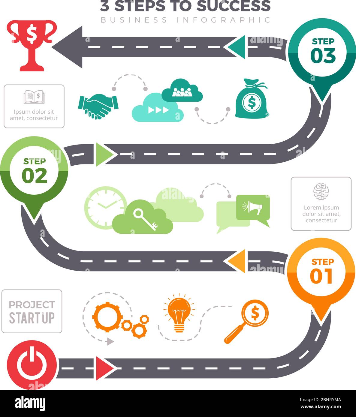 Infographic illustration graphs hi-res stock photography and images - Alamy
