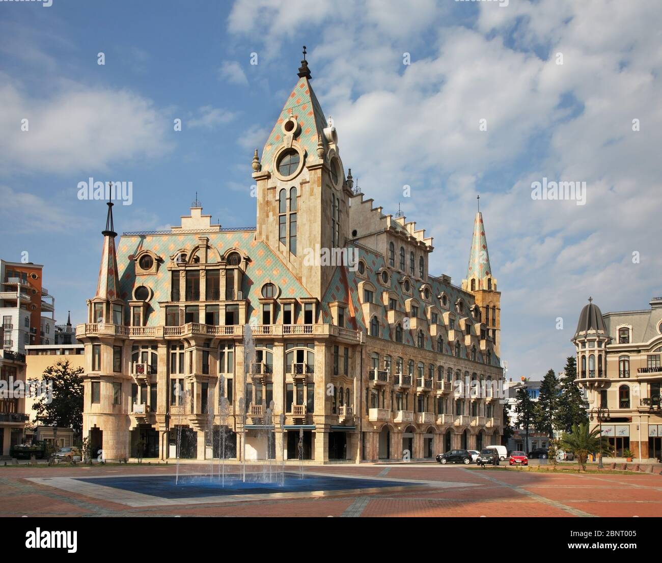 Europe square in Batumi. Autonomous Republic of Adjara. Georgia Stock ...