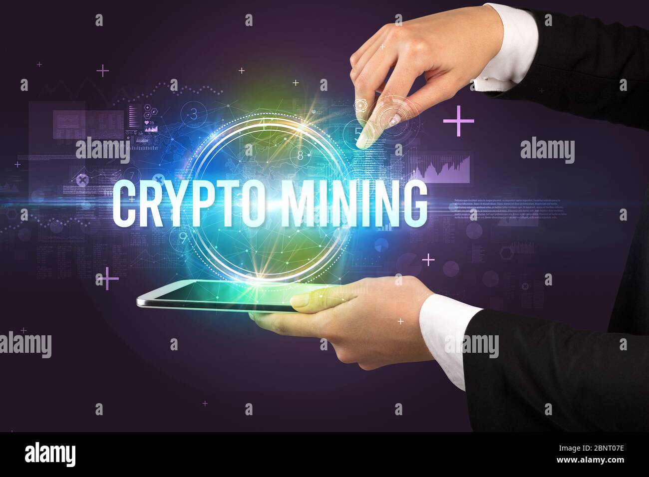 Close up touchscreen crypto hi-res stock photography and images - Alamy