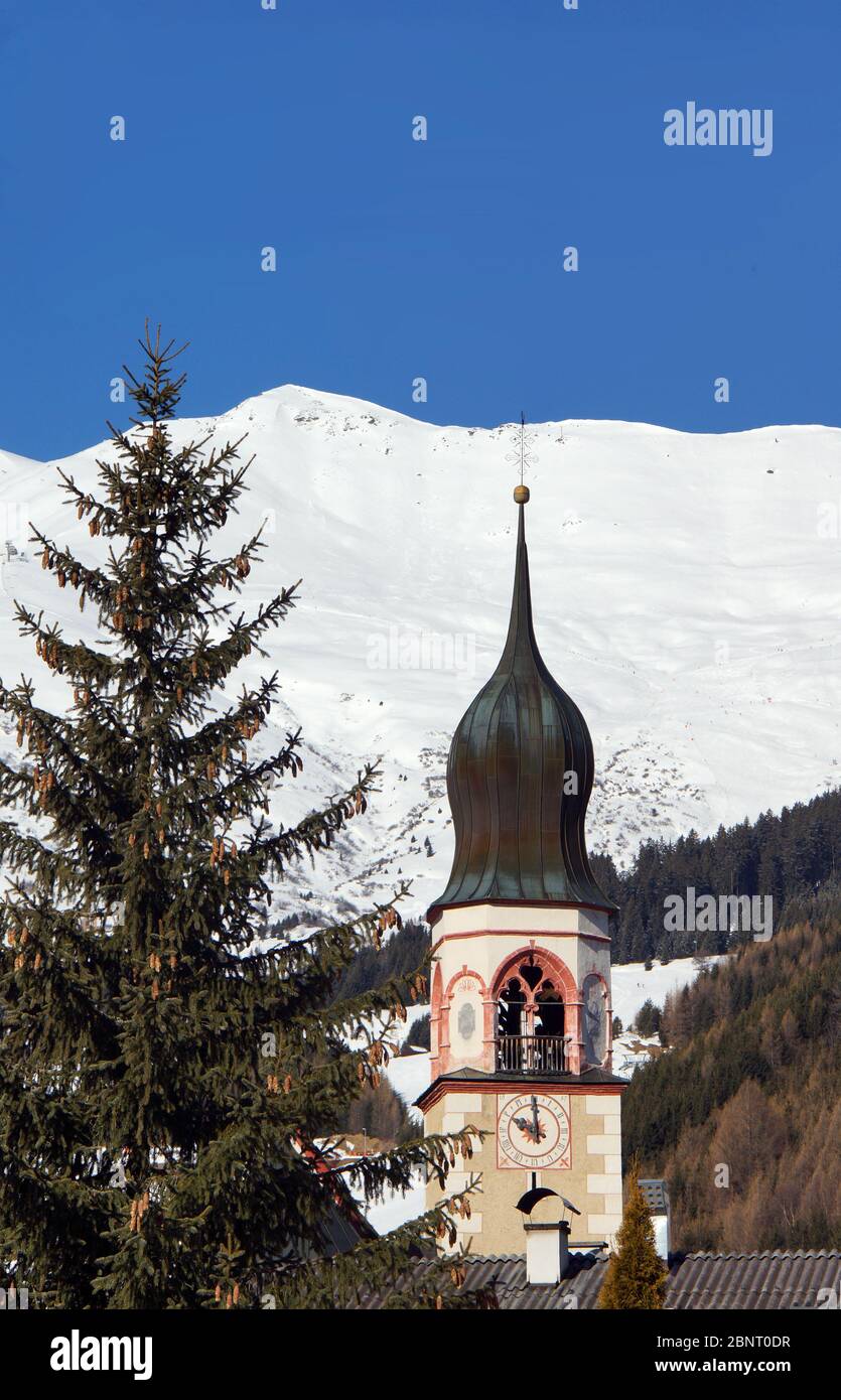 Church of Fiss Stock Photo - Alamy