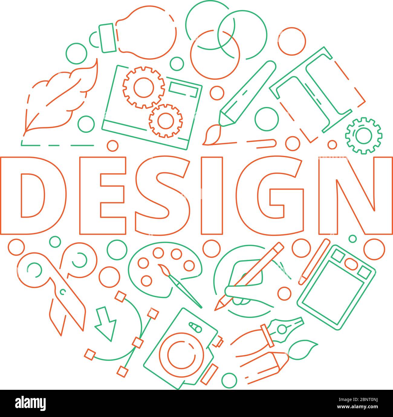 Graphic design tools background. Print typography web design creative ...