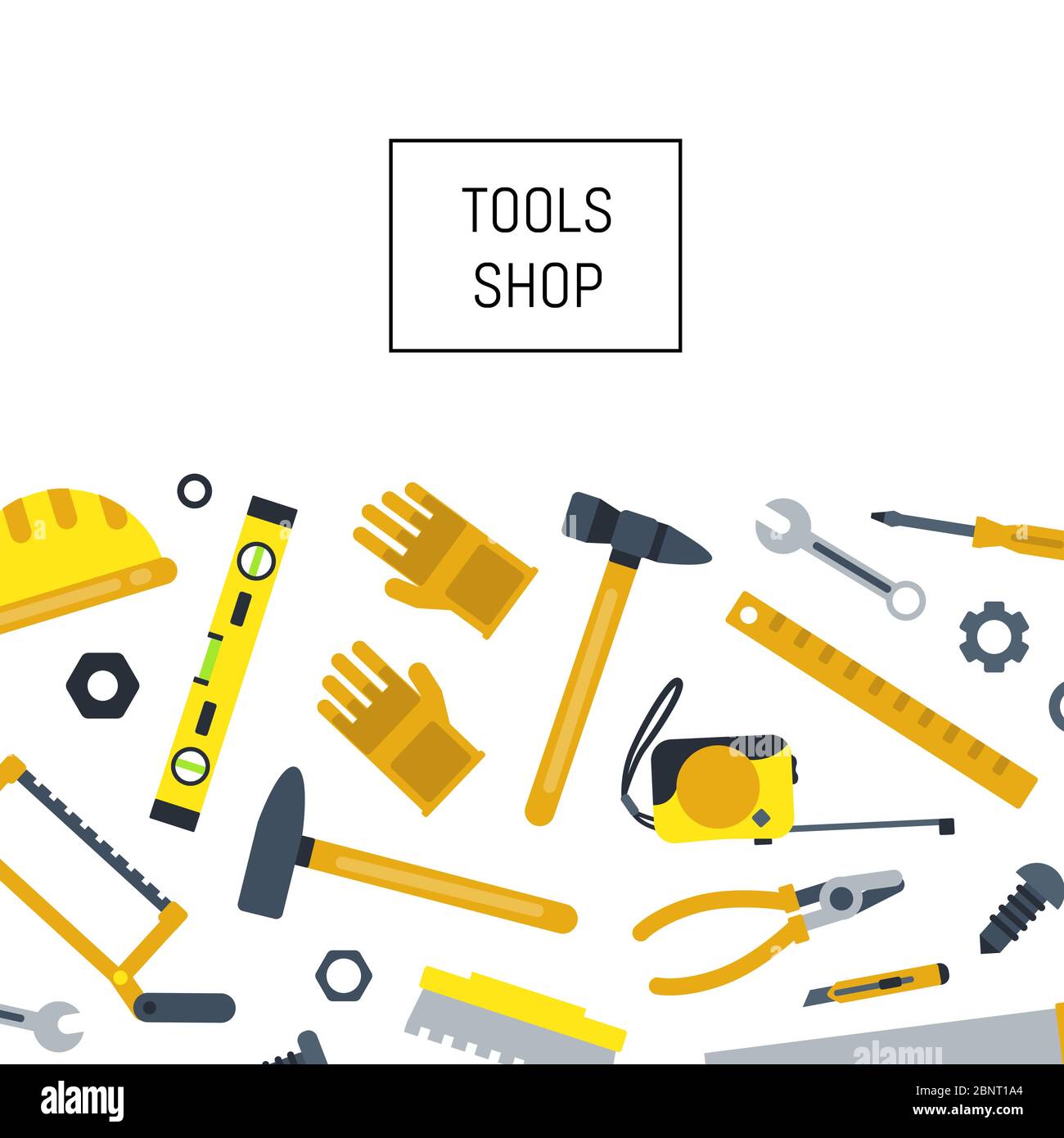 Vector flat construction tools background Stock Vector Image & Art - Alamy Vector flat construction tools background Stock Vector Image & Art - Alamy