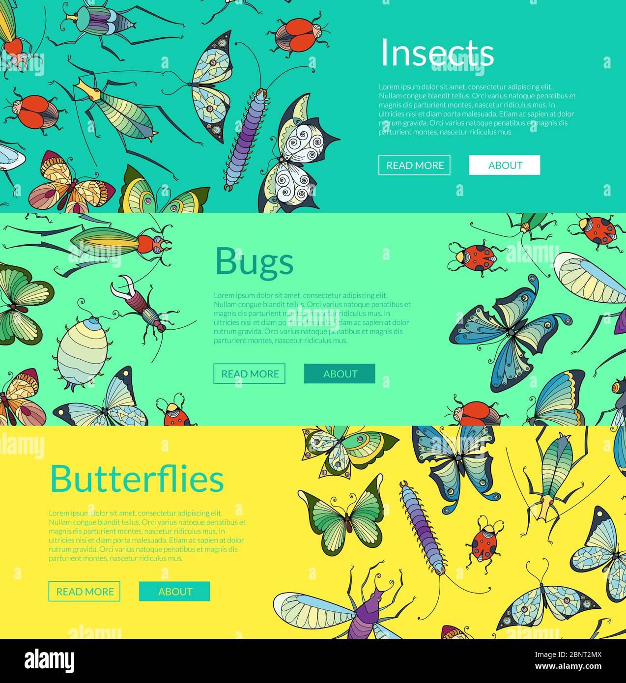 Pest advertisement Stock Vector Images - Alamy