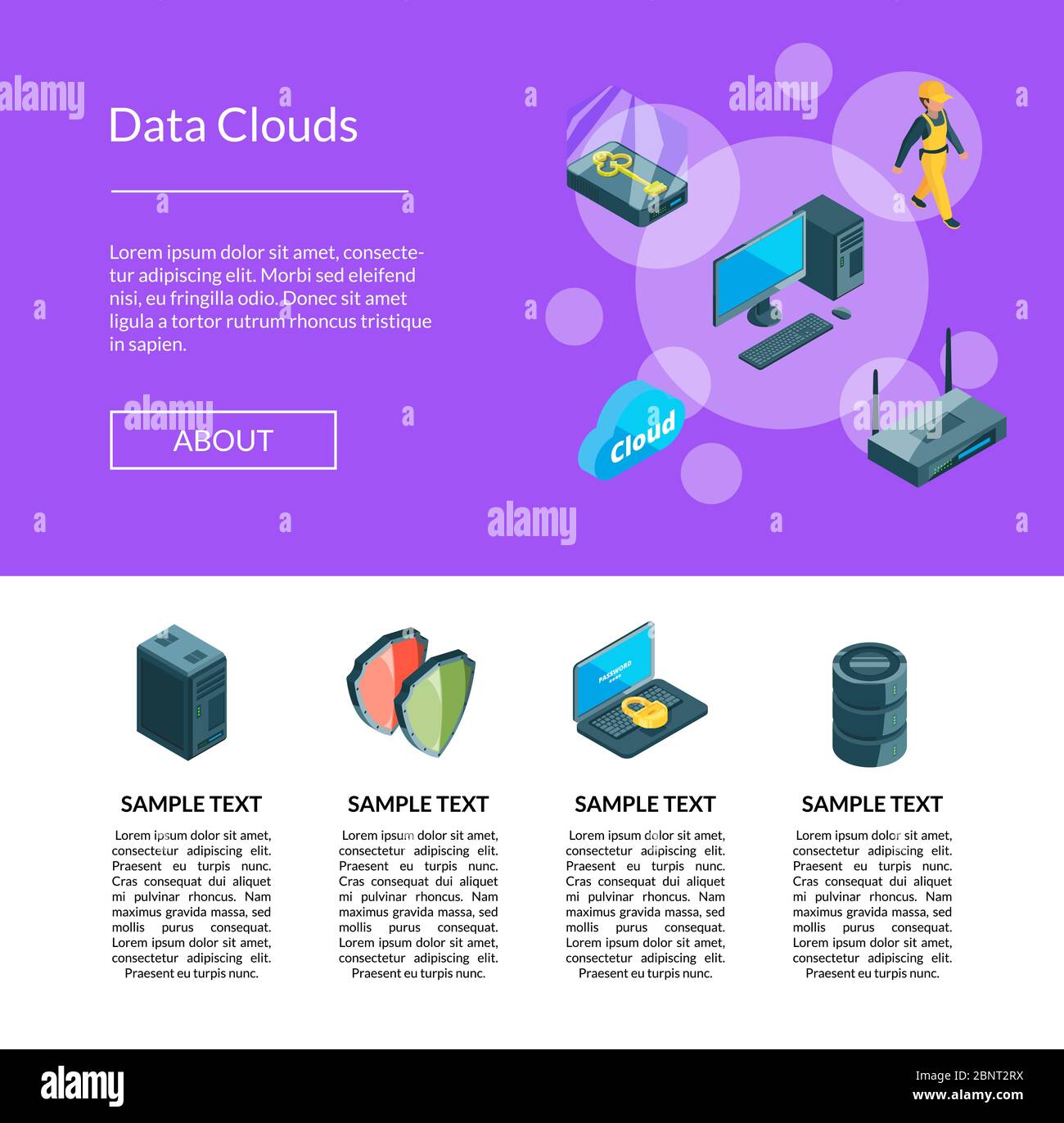 Vector electronic data center icons Stock Vector Image & Art - Alamy