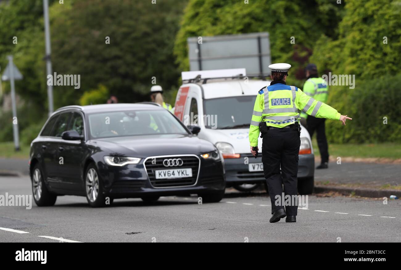 Police stopping drivers hi-res stock photography and images - Alamy