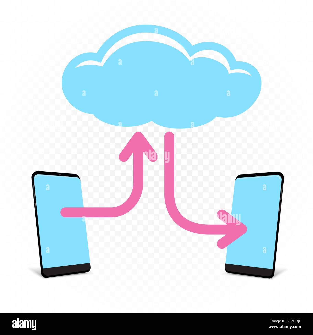 Device exchange Stock Vector Images - Alamy