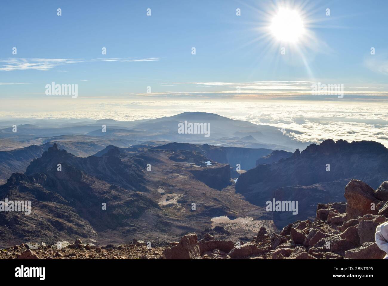 Aerial view of mount kenya hi-res stock photography and images - Alamy