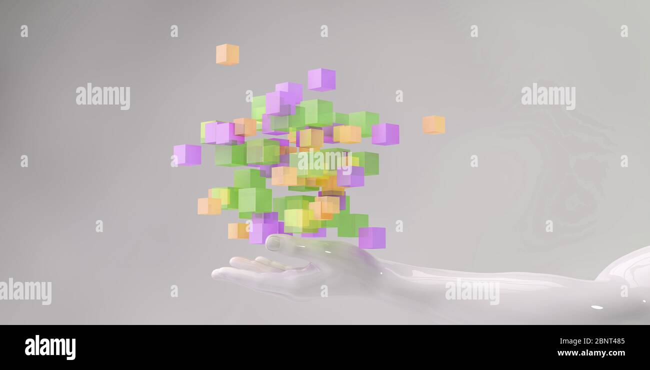 Man Machine Integration Design and Analytics System Stock Photo - Alamy