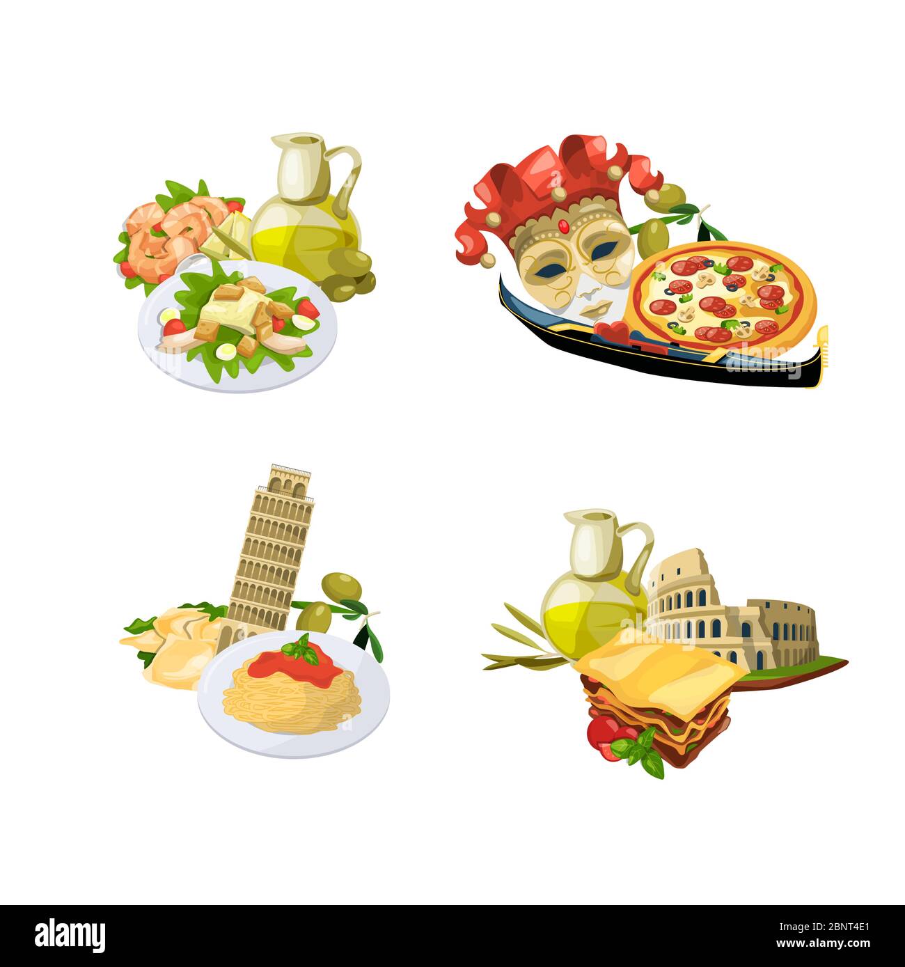 Italian Pasta Cartoon