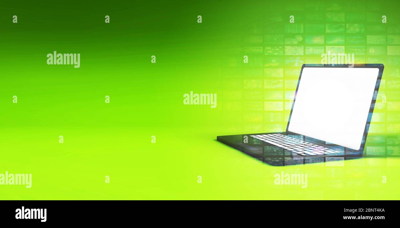 Digital Lifestyle Laptop Notebook Marketing Concept Stock Photo - Alamy