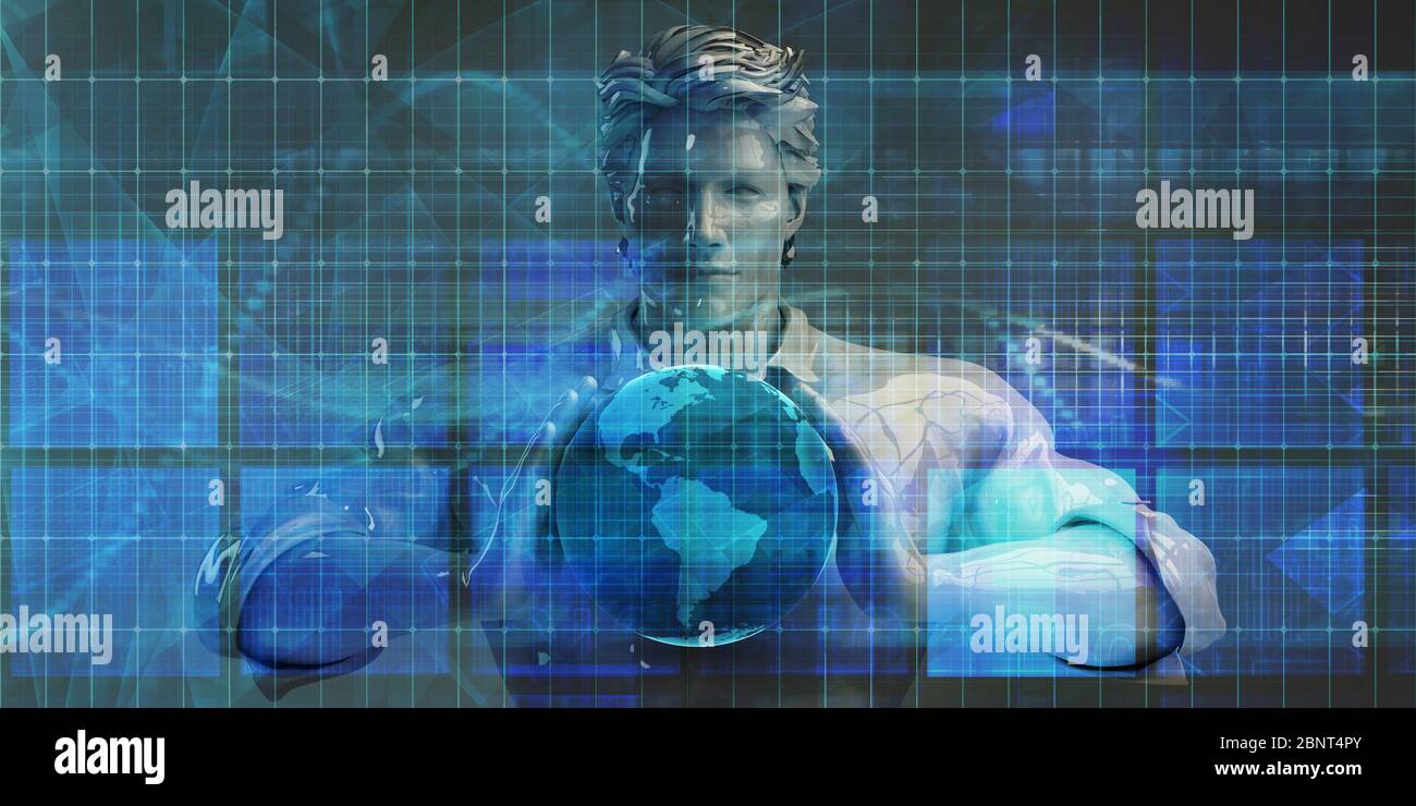 Global Management Technology Process as a Concept Stock Photo - Alamy