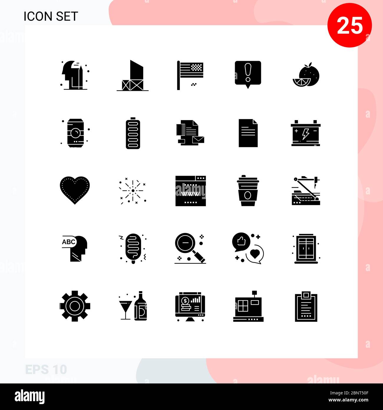 Exclamation mark and american flag Stock Vector Images - Alamy