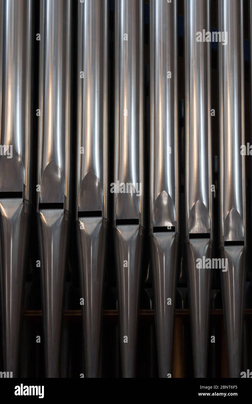 Steel tubes pipe organ hi-res stock photography and images - Alamy