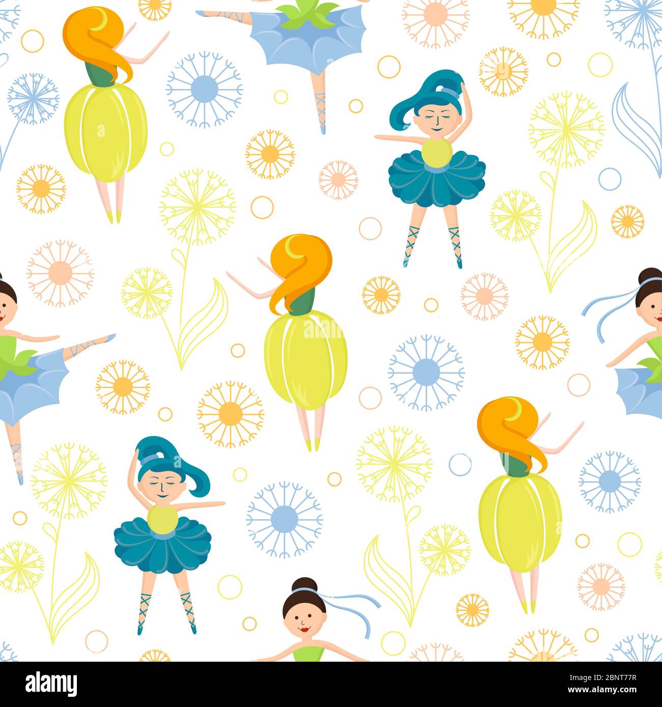 Cartoon girl dancing hi-res stock photography and images - Alamy