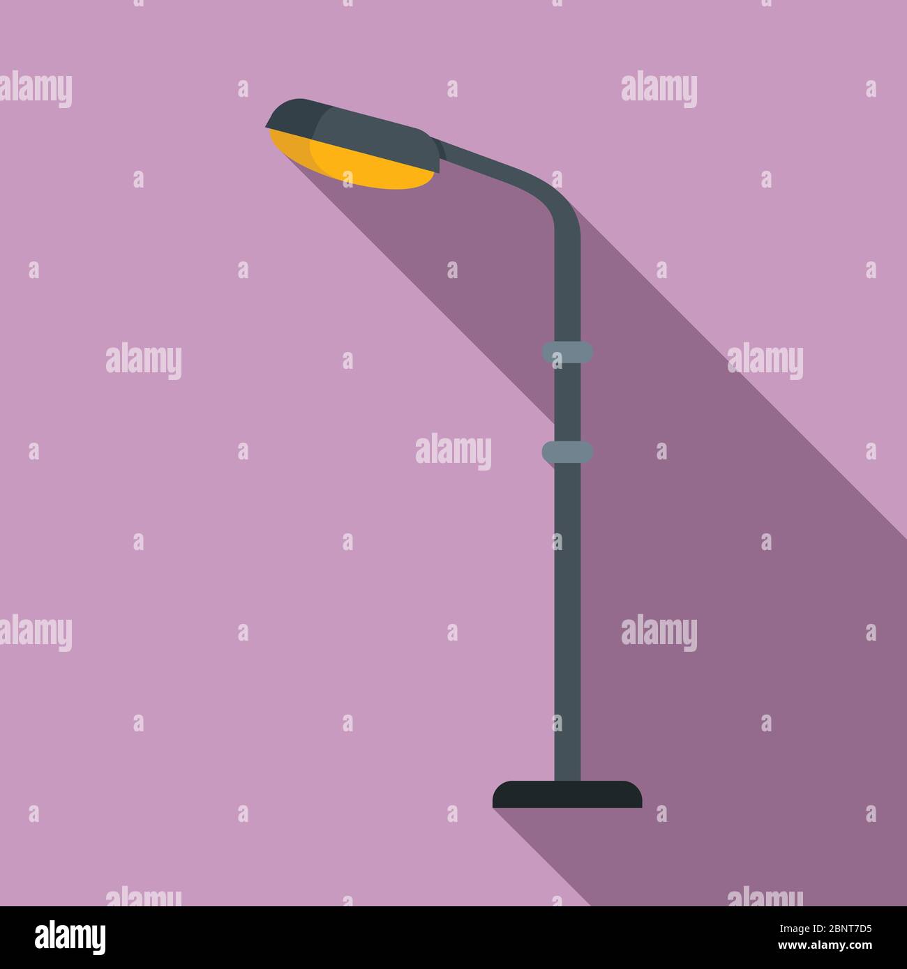 Light street pillar icon. Flat illustration of light street pillar ...