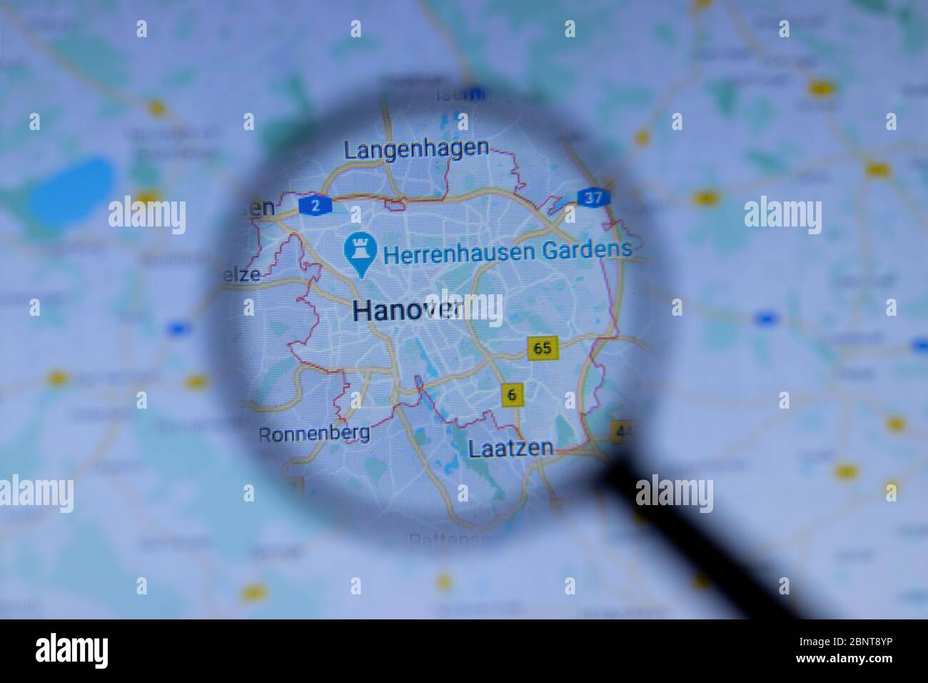 Hanover map hi-res stock photography and images - Alamy