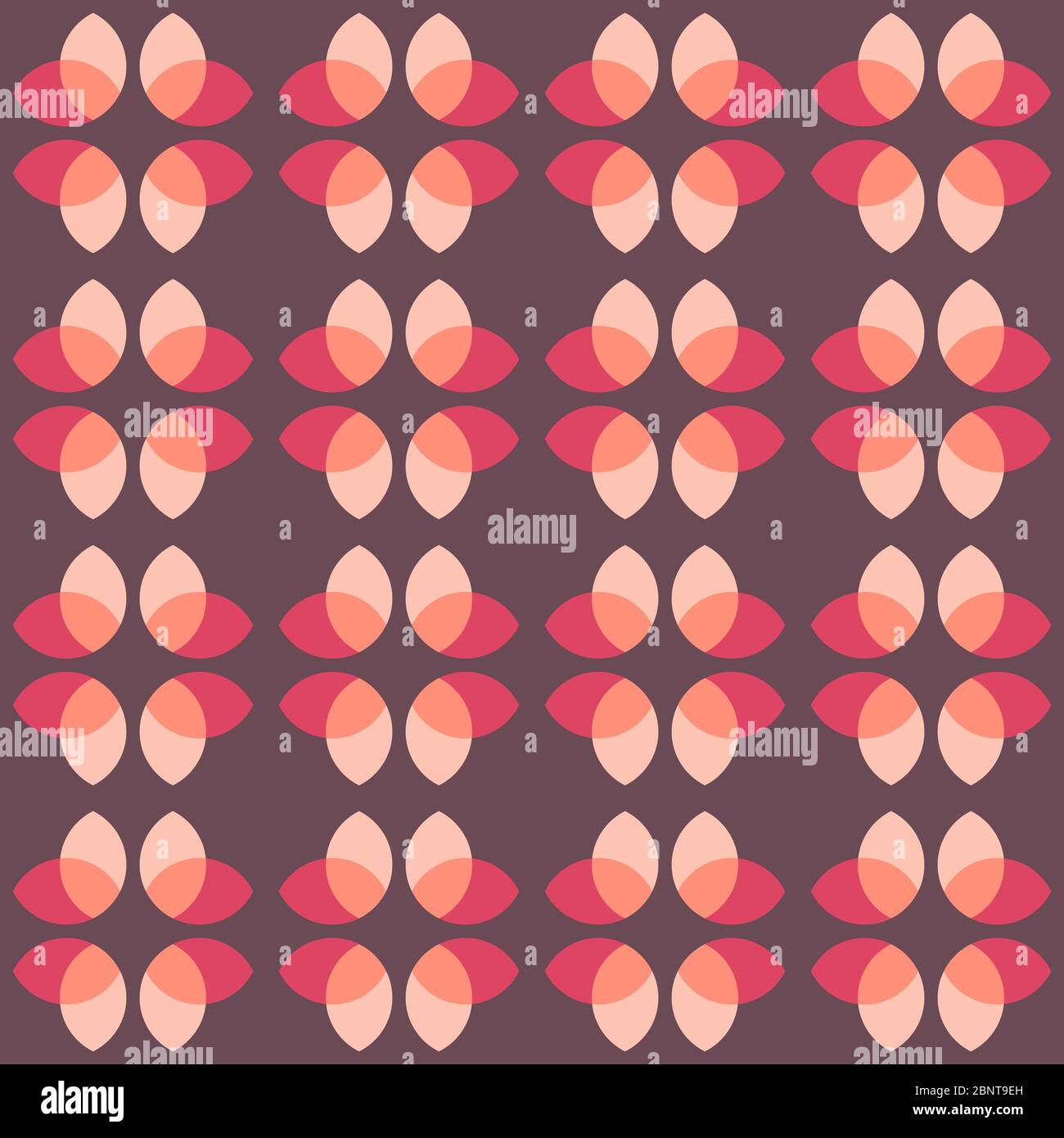 Simple abstract geometric design. Rounded repeated pattern for textile ...