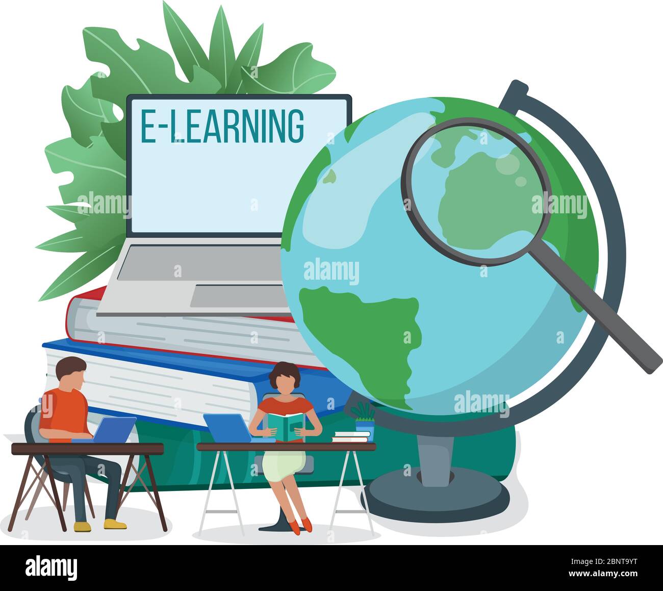 Distance Learning Cartoon