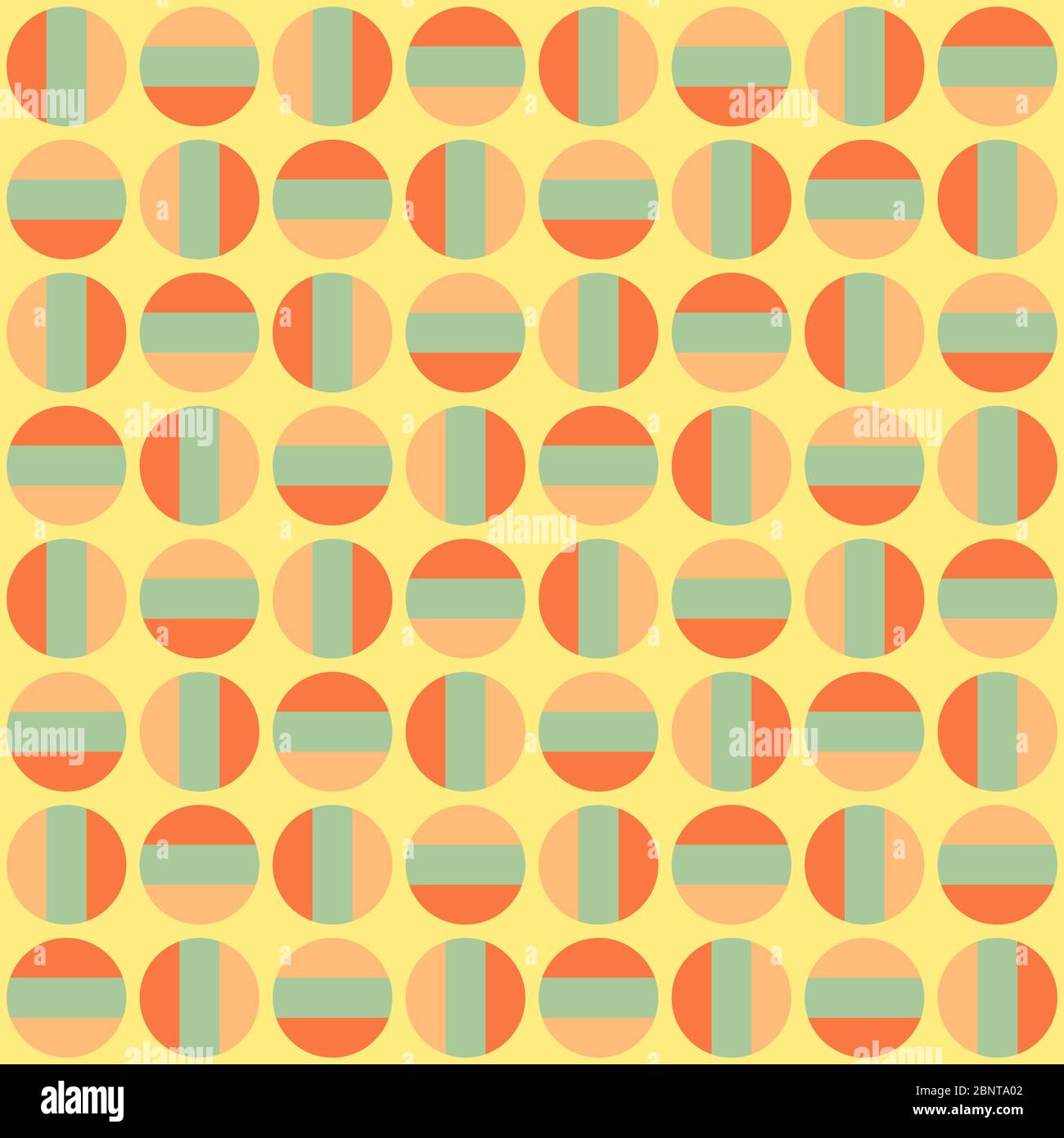 Simple abstract geometric design. Rounded repeated pattern for textile ...