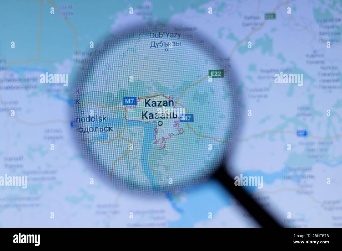 Kazan map hi-res stock photography and images - Alamy