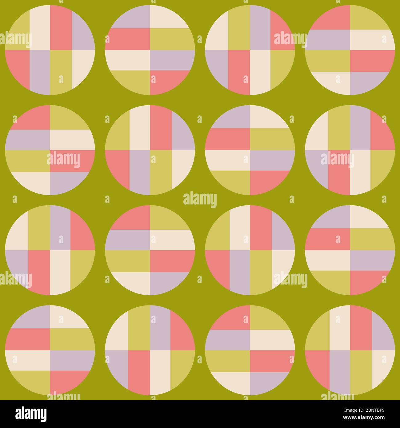 Simple abstract geometric design. Rounded repeated pattern for textile ...