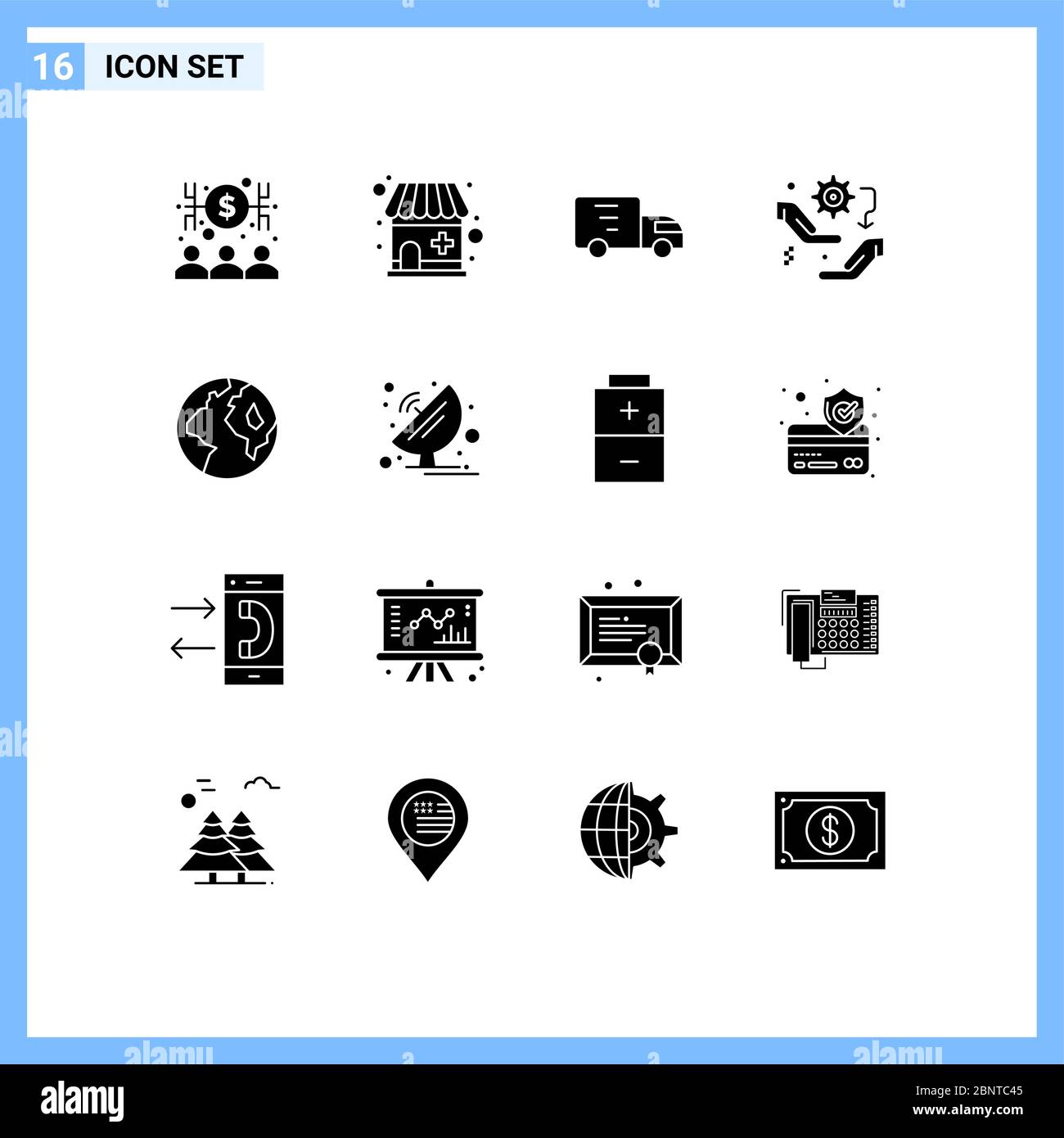 Satellite lorry Stock Vector Images - Alamy