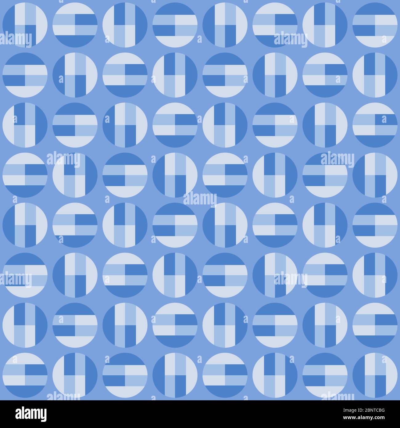 Simple abstract geometric design. Rounded repeated pattern for textile ...