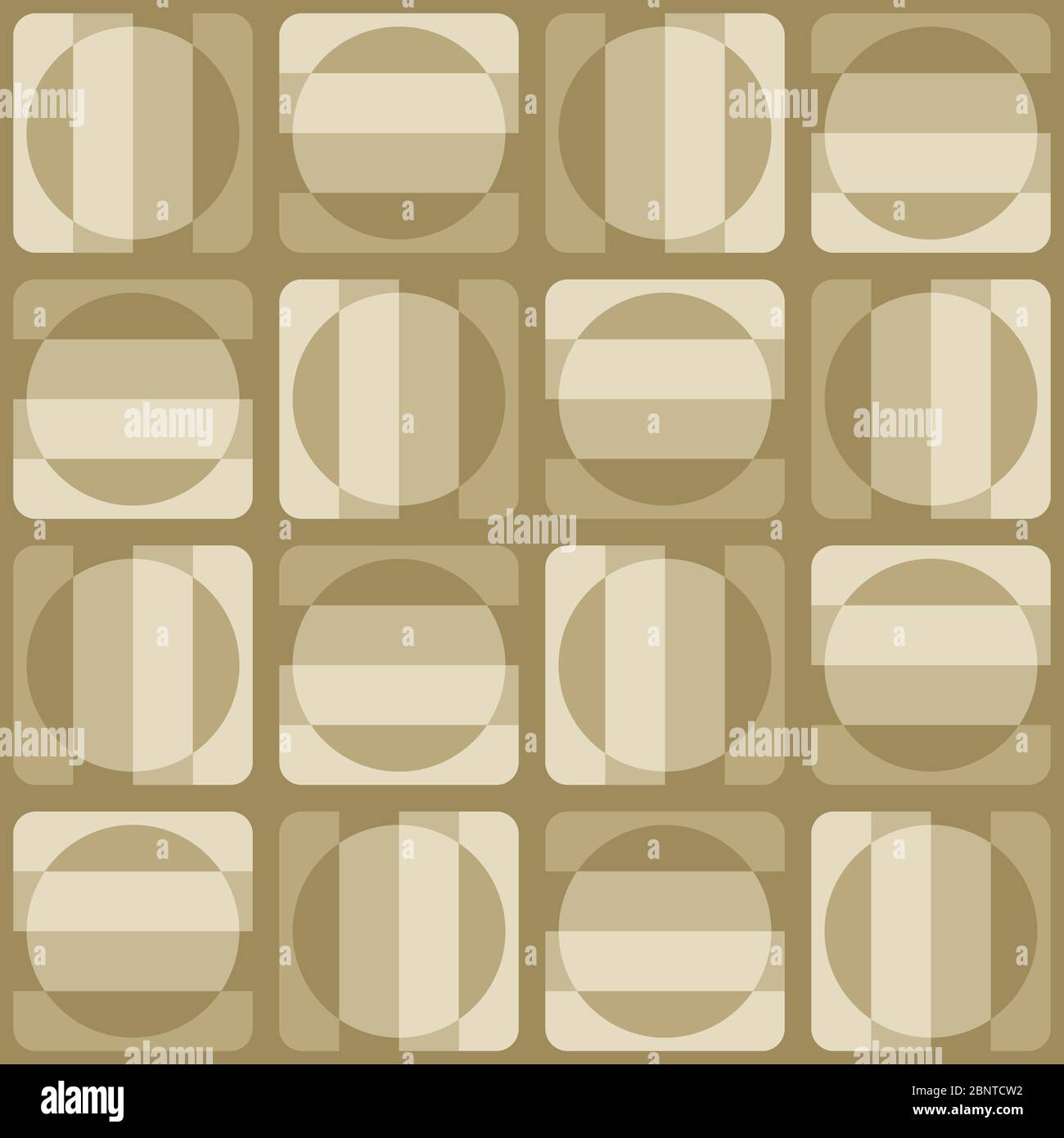 Simple abstract geometric design. Rounded repeated pattern for textile ...