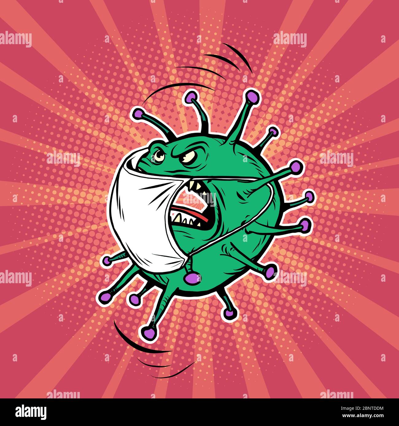 Character virus Stock Vector Images - Alamy