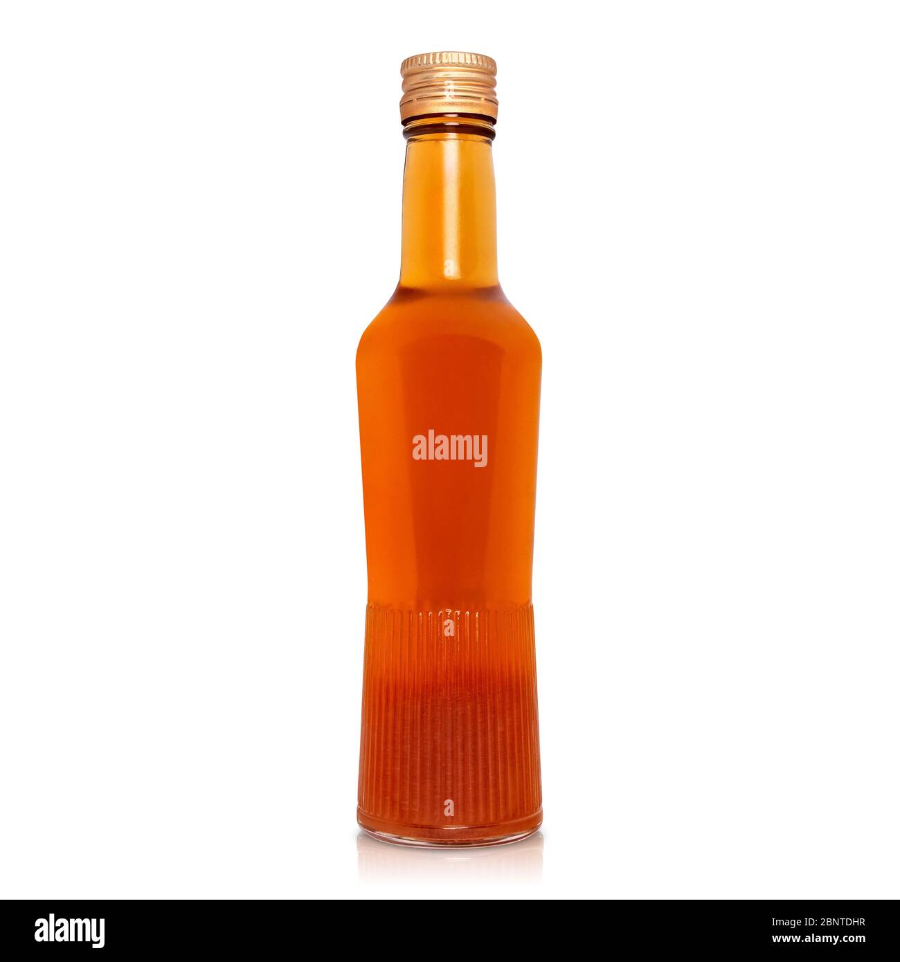 orange tincture bottle isolated on a white background with shadow and ...