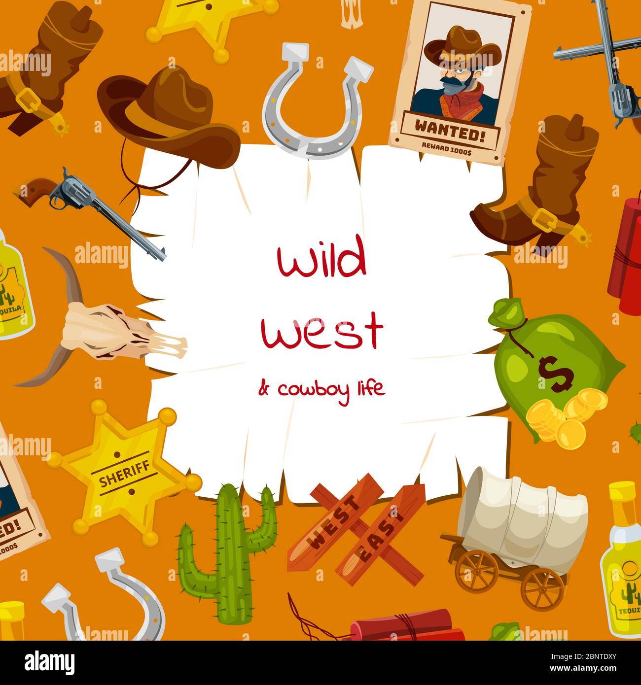 Western Elements Vector