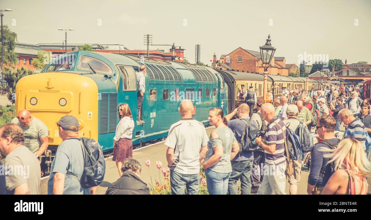 Spring diesel gala 2018, Severn Valley Railway, Kidderminster station ...