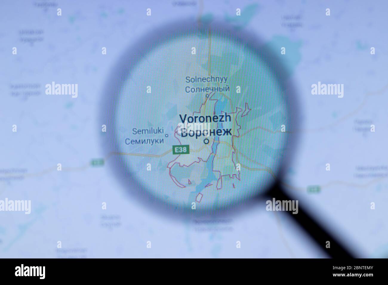 Voronezh map hi-res stock photography and images - Alamy