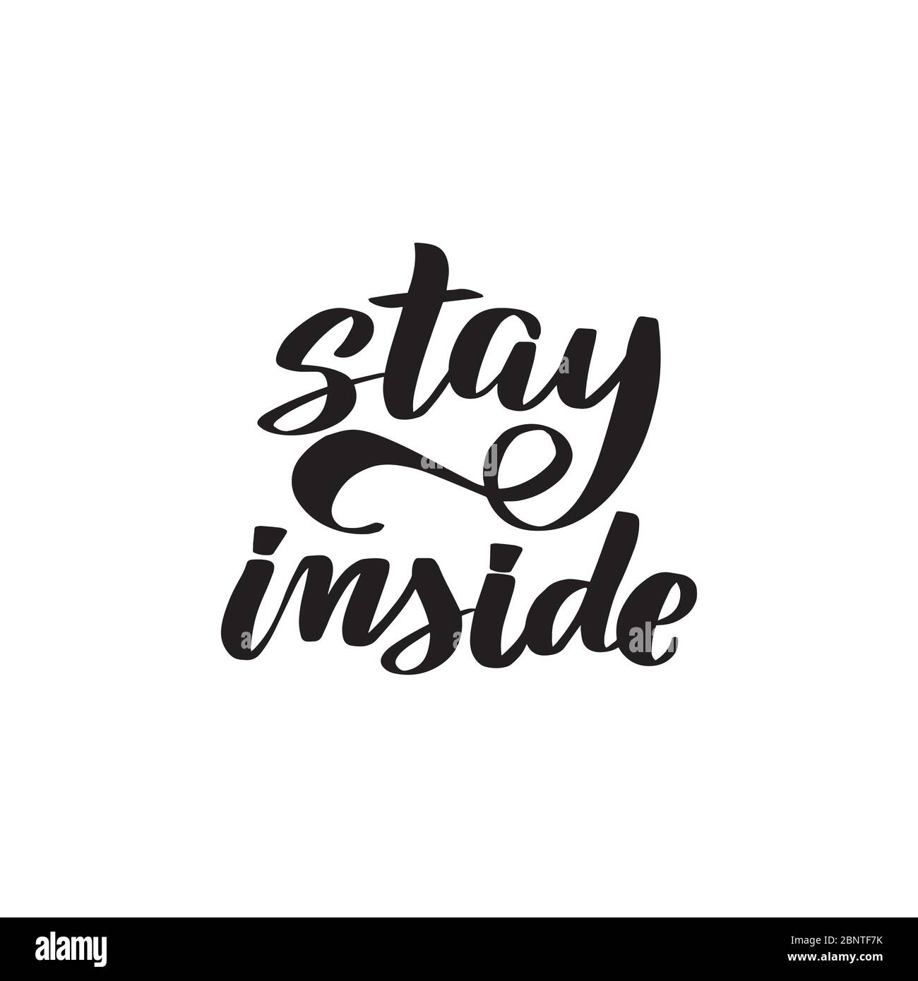 Vector calligraphy illustration isolated on white background Stock ...