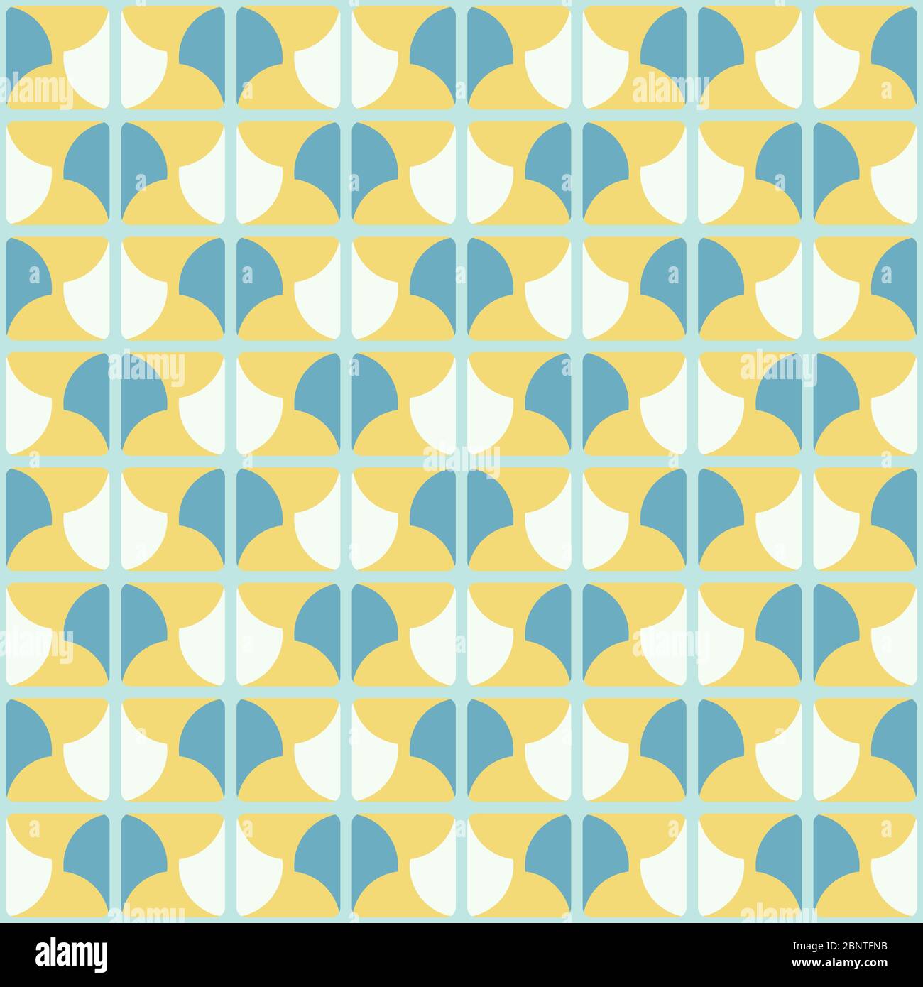 Simple abstract geometric design. Rounded repeated pattern for textile ...