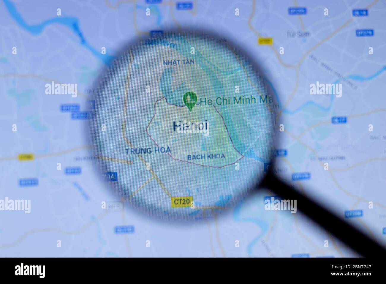 Map of hanoi hi-res stock photography and images - Alamy