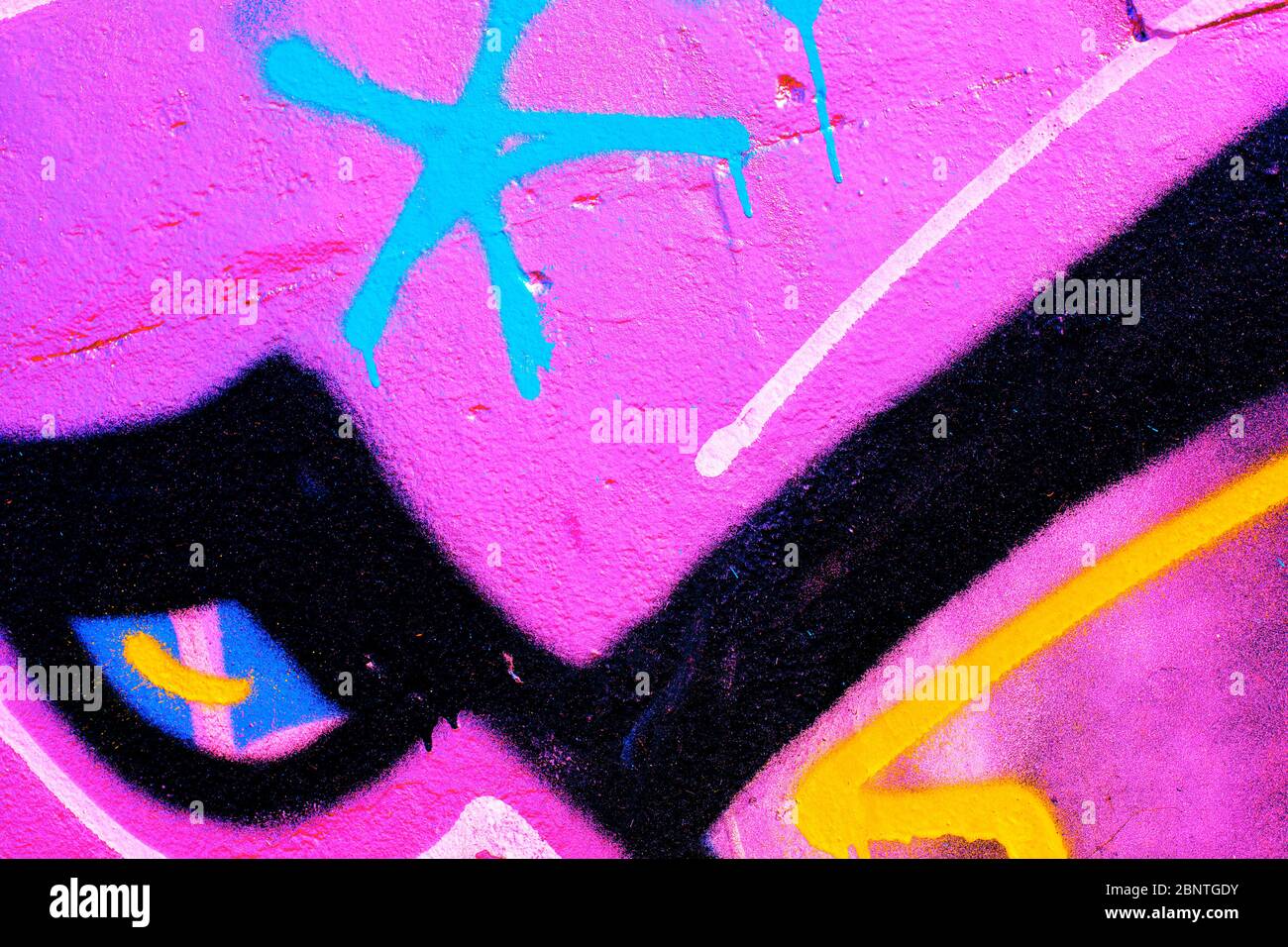 Closeup of colorful urban wall texture. Modern pattern for wallpaper ...