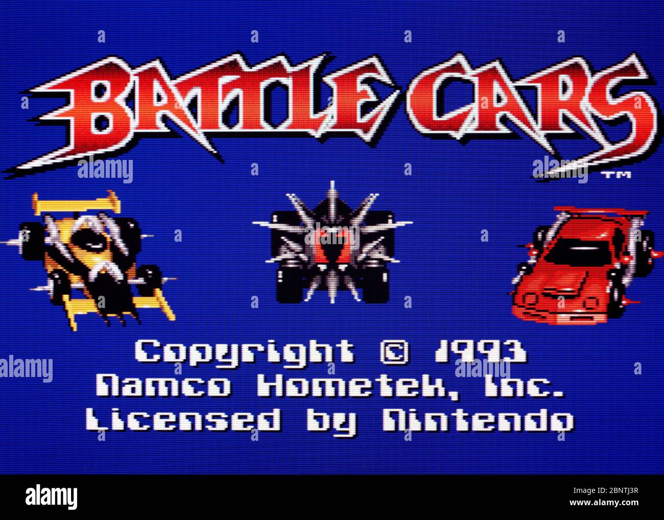 Battle Cars - SNES Super Nintendo - Editorial use only Stock Photo - Alamy