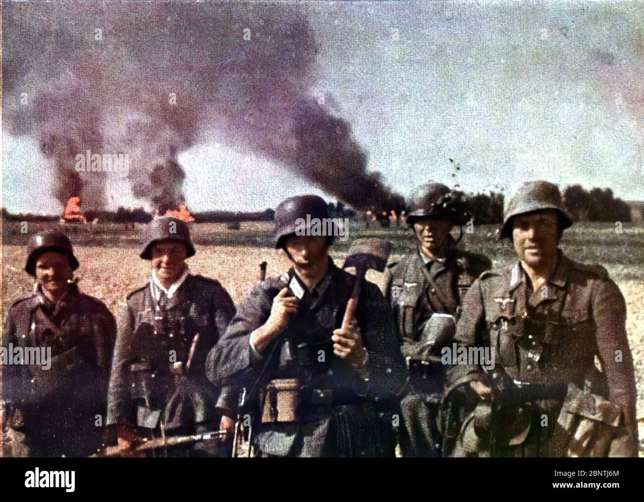 Nazi Soldiers In Color