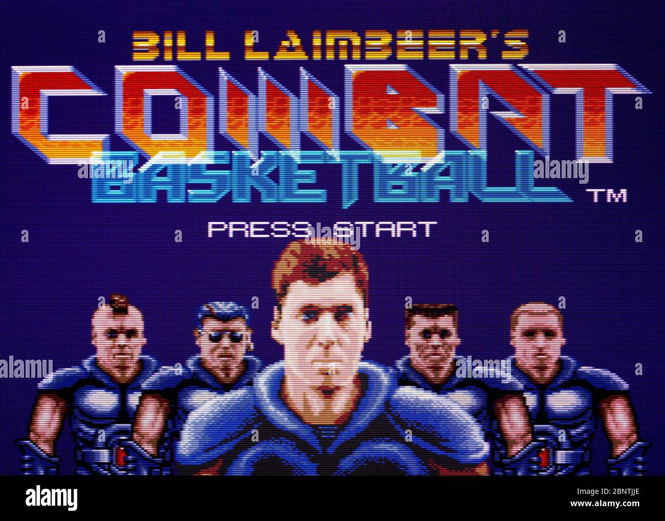 Bill Laimbeer's Combat Basketball - SNES Super Nintendo - Editorial use ...