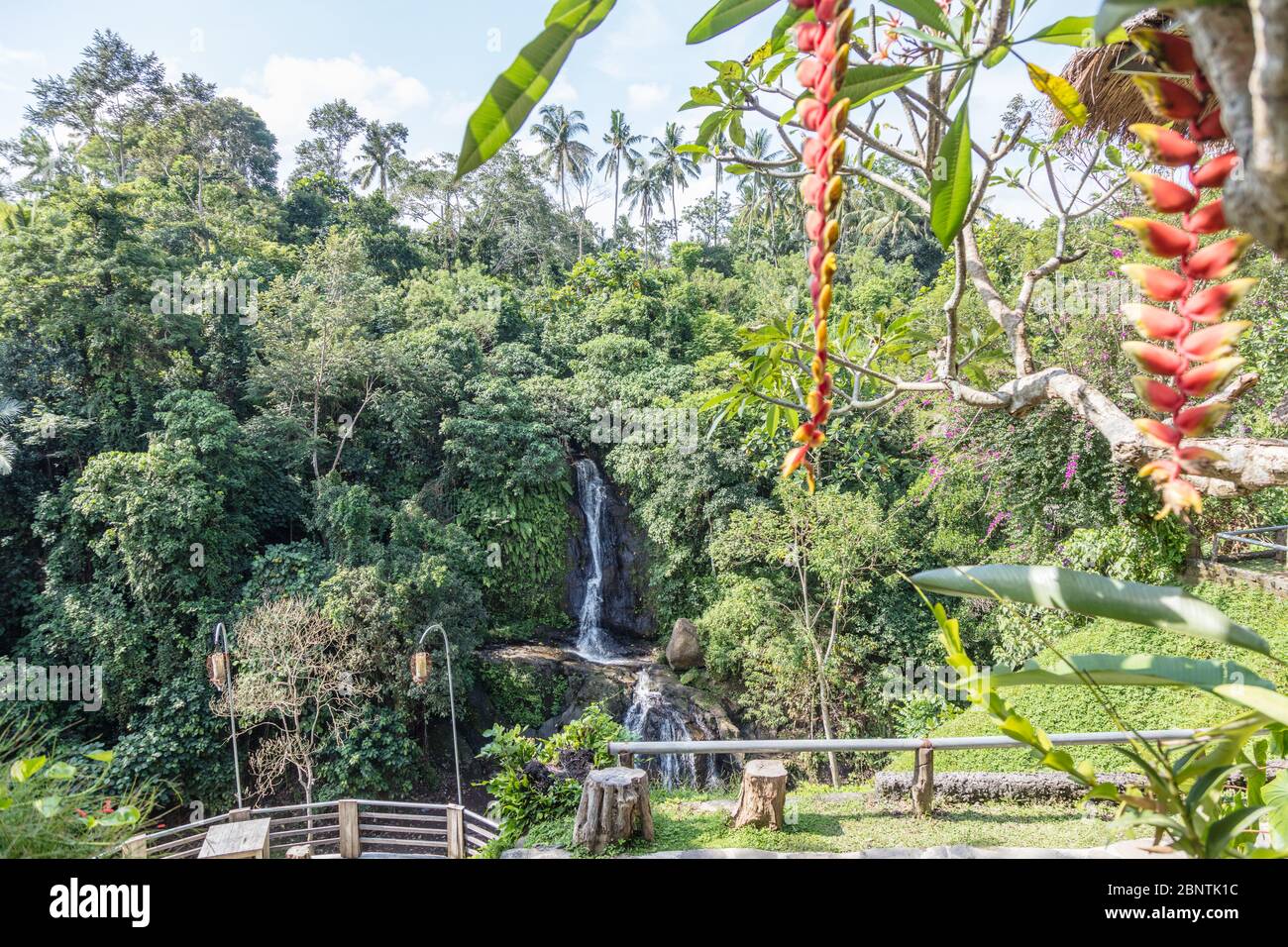 Layana waterfall in Ubud. Gianyar, Bali, Indonesia Stock Photo - Alamy