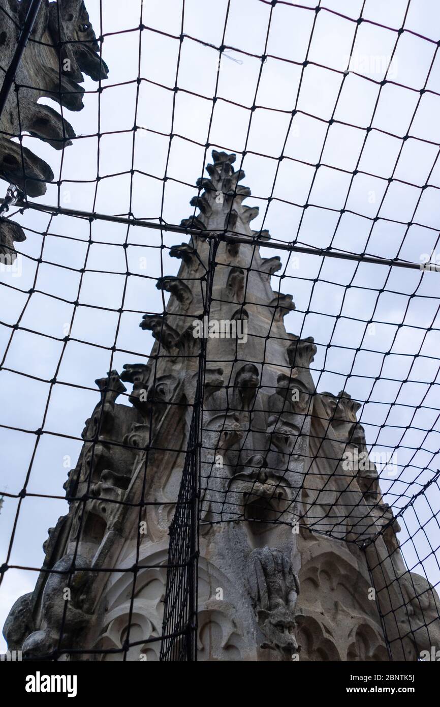 Cathedrale Saint Andre and Pey Berland Tower in Bordeaux, France Stock ...