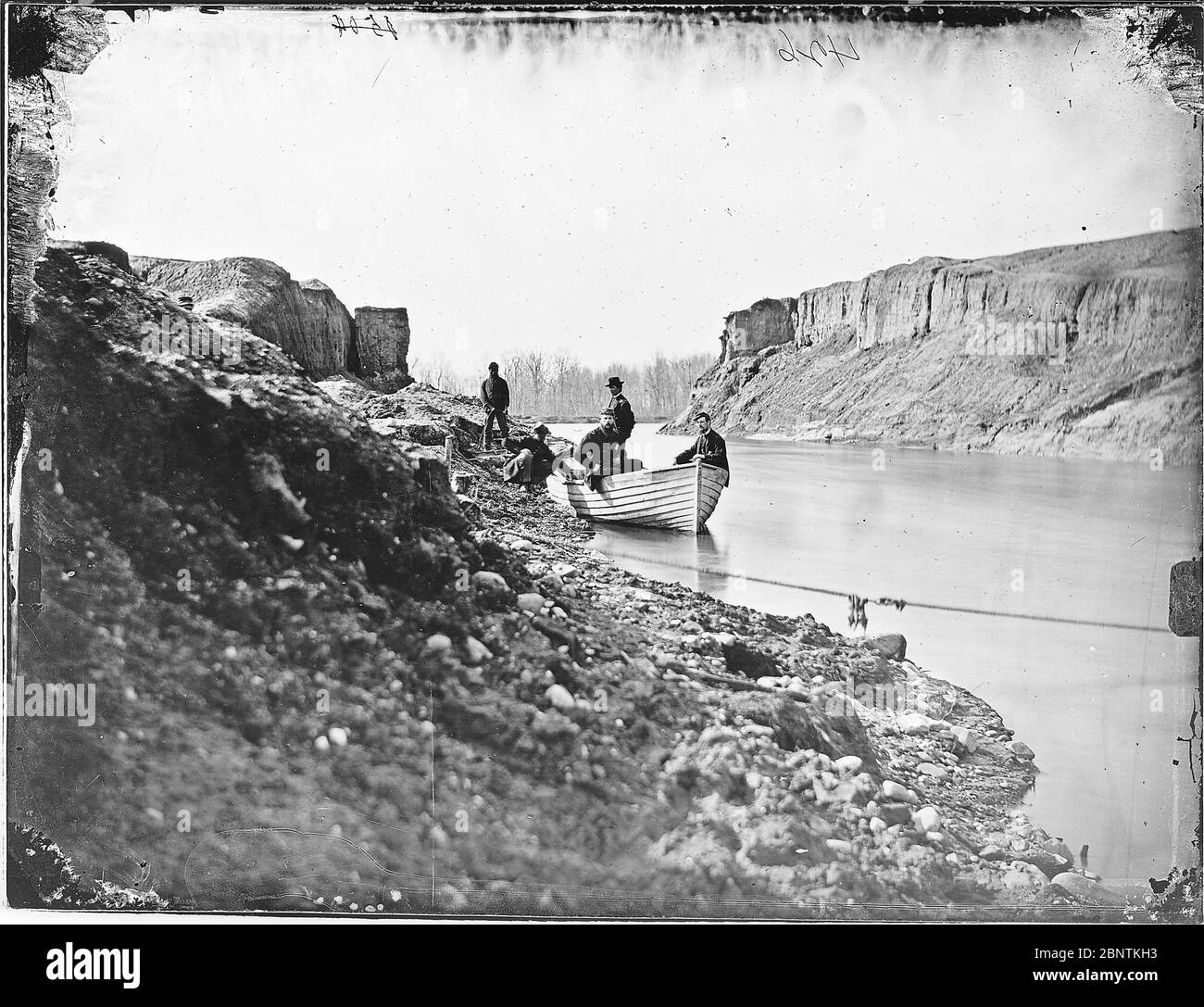 Dutch Gap Canal in 1865 by The U.S. National Archives Stock Photo - Alamy
