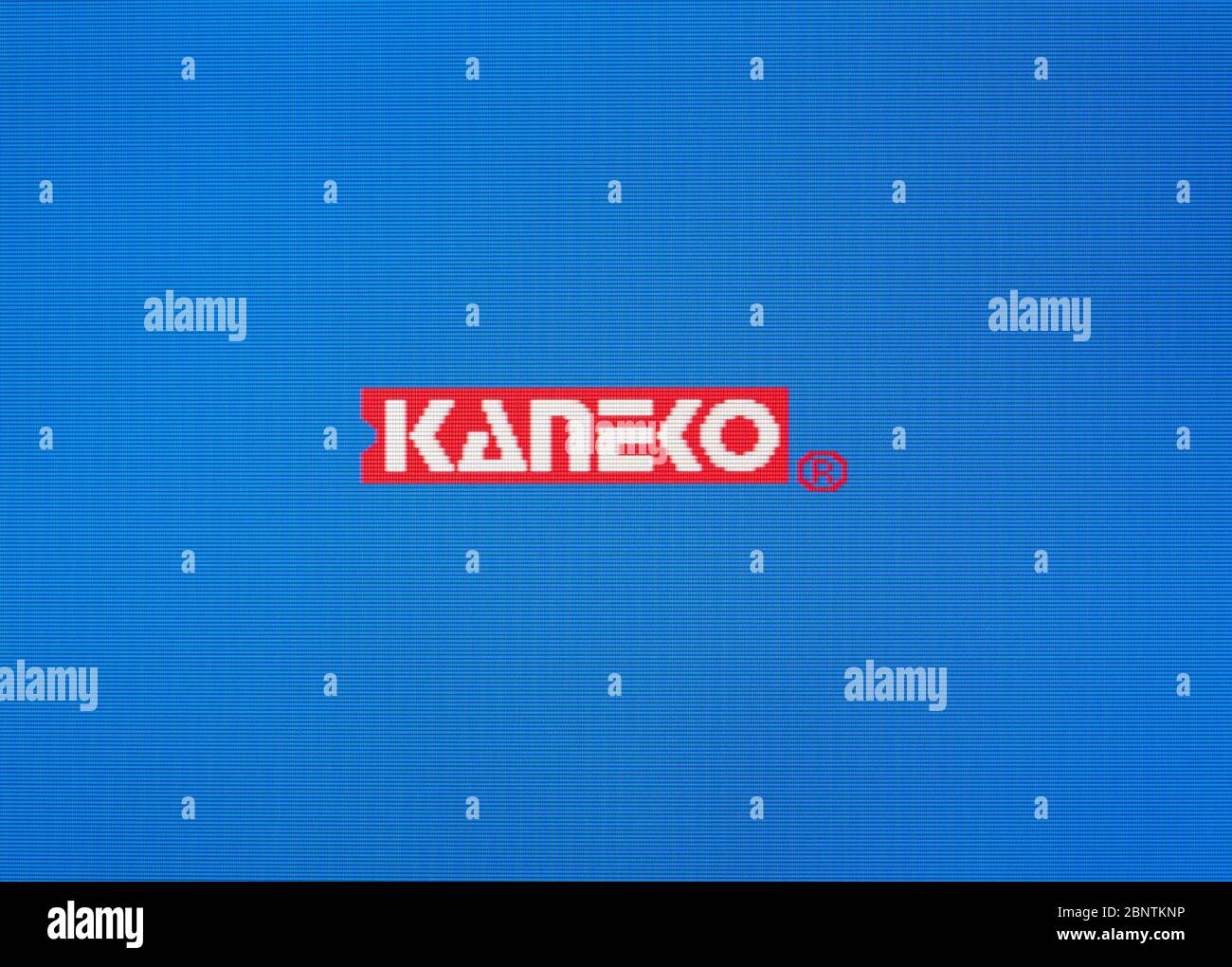 Kaneko Software Developer Logo - SNES Super Nintendo - Editorial use ...