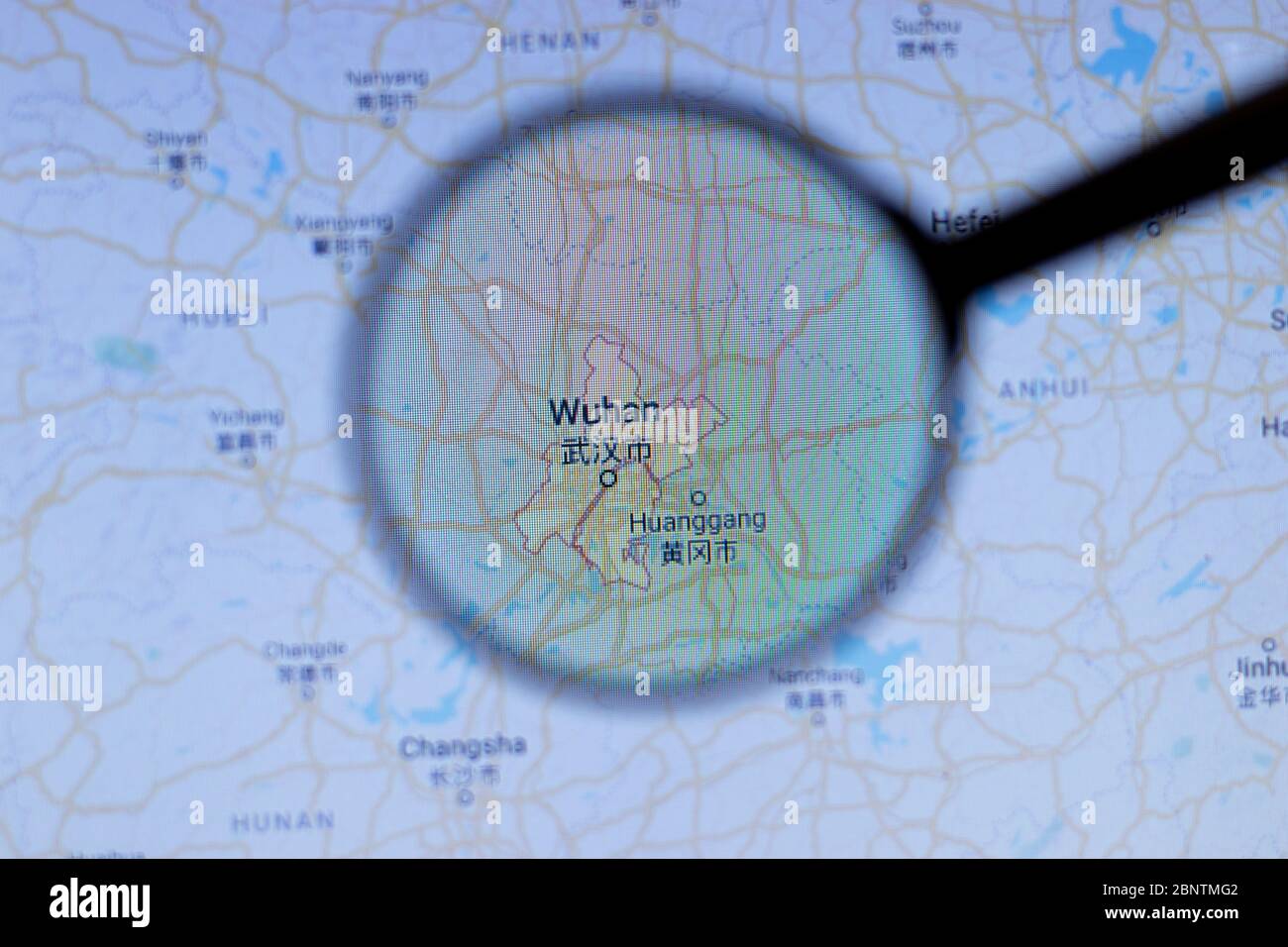 Wuhan map hi-res stock photography and images - Alamy