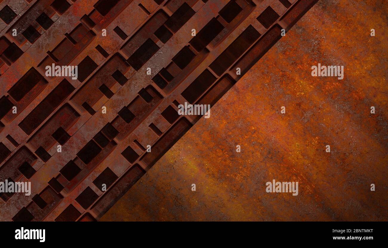 industrial realistic rusty metal backgrounds Stock Photo - Alamy